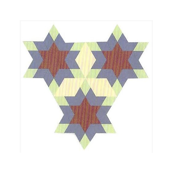 Diamond Star Patchwork Template